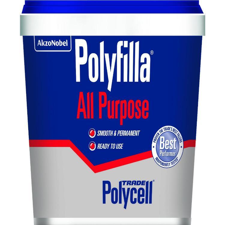 Polycell Trade All Purpose Polyfilla Ready Mix 1kg | Buy Now