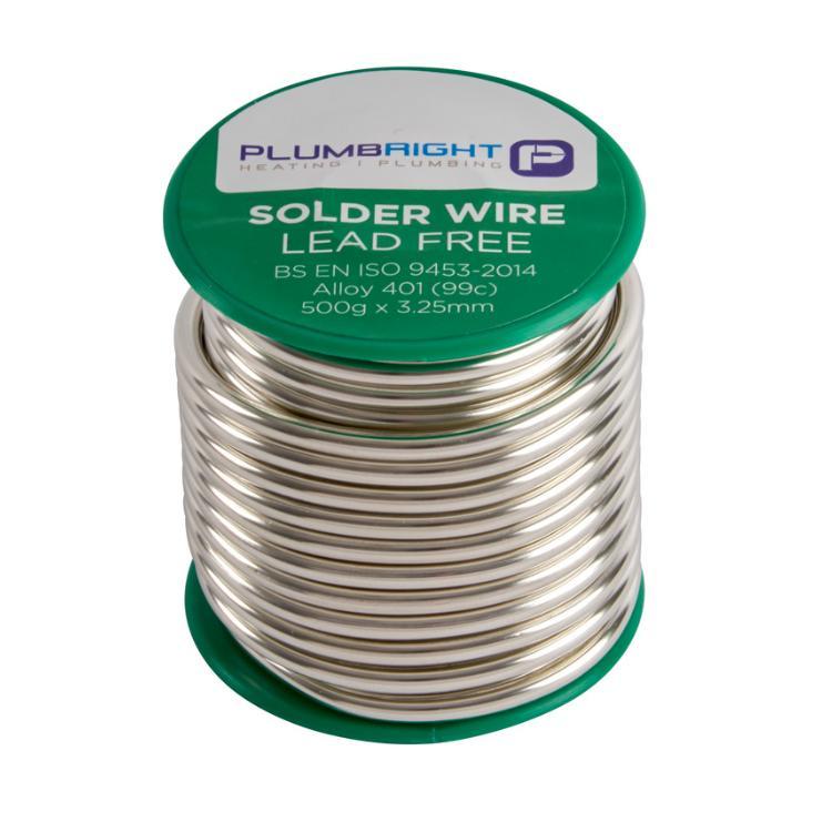 Plumbright Lead Free Solder Wire 500g – Supplieddirect.co.uk
