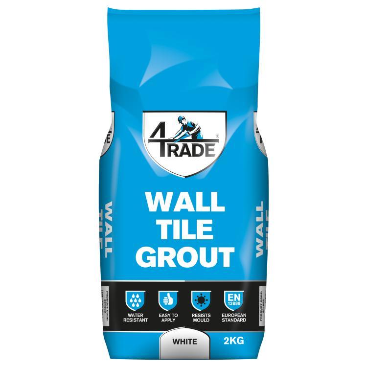 4TRADE White Wall Tile Grout 5kg | Buy Now
