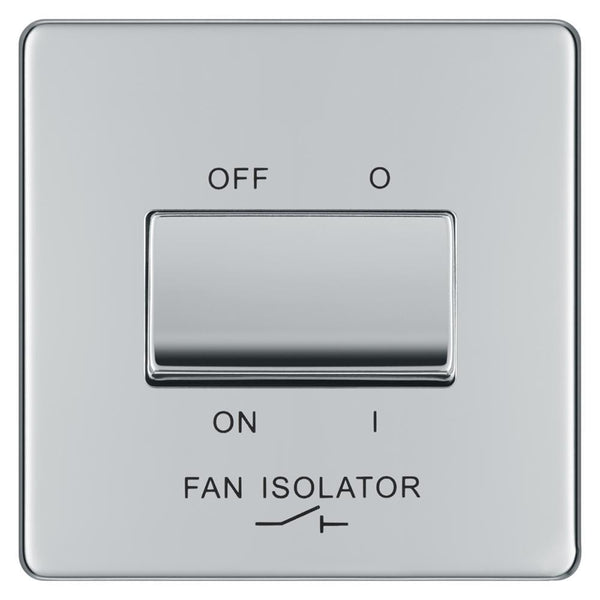 BG FPC15 10AX Plate Switch Fan Isolator 3 Pole - Screwless Flatplate ...